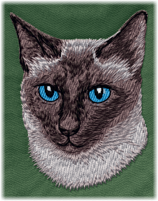 Siamese | Embird Embroidery Stock Designs e-Shop