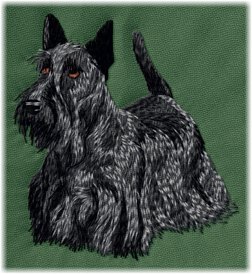 Scottish Terrier 5 | Embird Embroidery Stock Designs e-Shop
